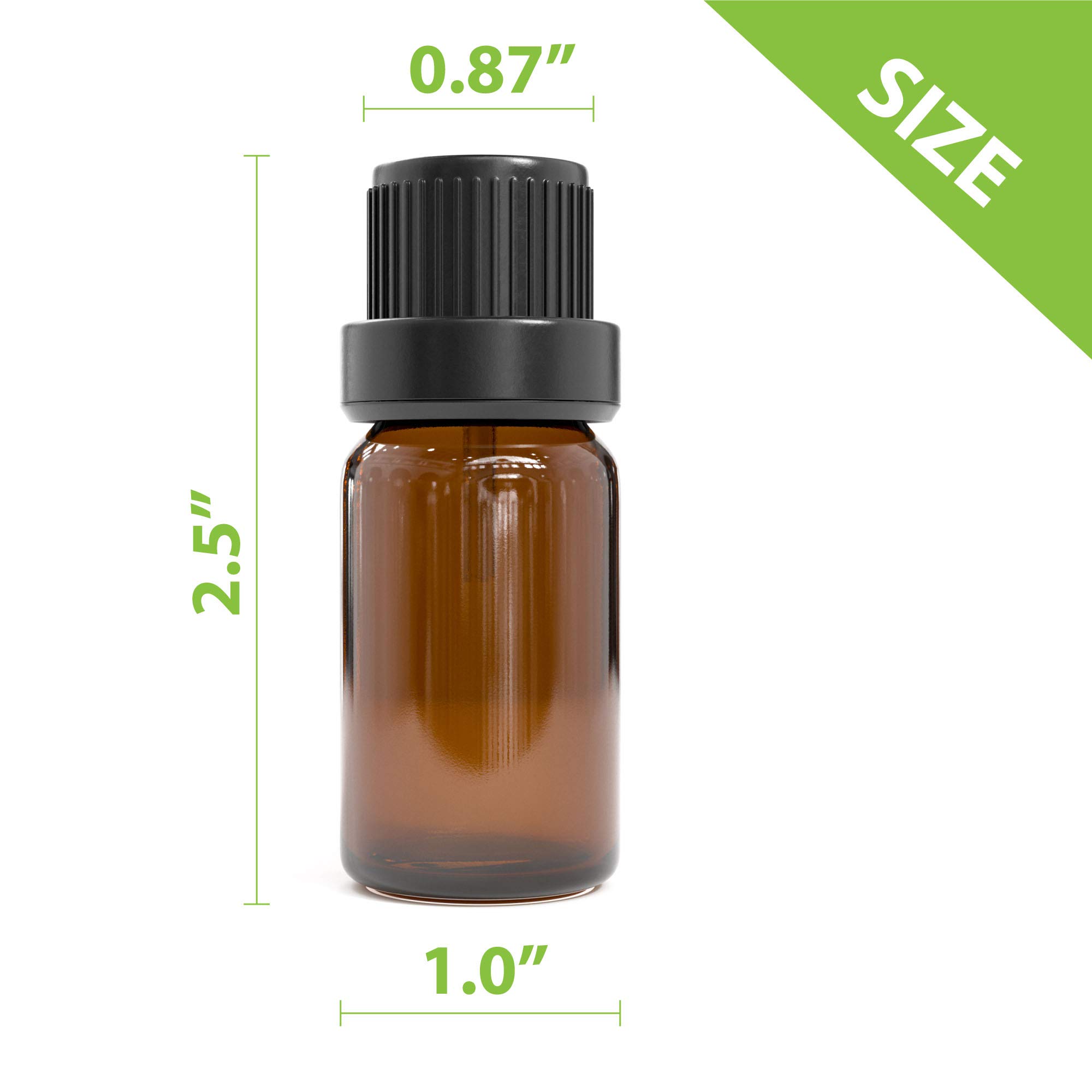 Two Scents Essential Oil Bottles - A set of 12 Amber glass bottles for essential oils, Aromatherapy, Perfume Samples, Mini 10 ml Glass Vials With Cap and Dropper | Complete Carrier Oil Kit β DIY