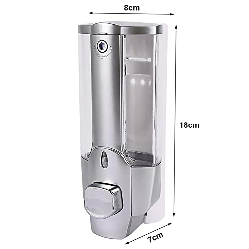 Soap Dispenser Liquid Soap Dispenser 350ml Wall Mount Shower Bathroom Lotion Soap Shampoo Dispensers, for Kitchen Bathroom Hotel Bathroom Soap Dispenser