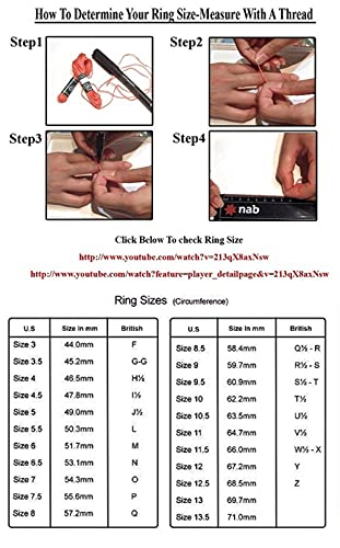 TVS-JEWELS Luxury Round Cut White Cubic Zirconia Men's & Women's Trio Anniversary Ring With Band Set