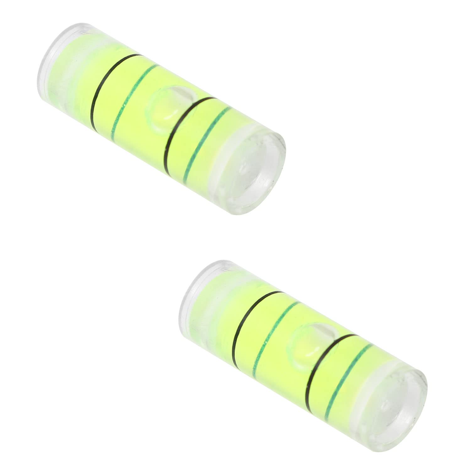 ZRM&E 12PCS Archery Bow Sight Bubble Level Transparent Bubble Spirit Level for Archery Replacement Accessories, Cylindrical Spirit Level 6.5x18mm