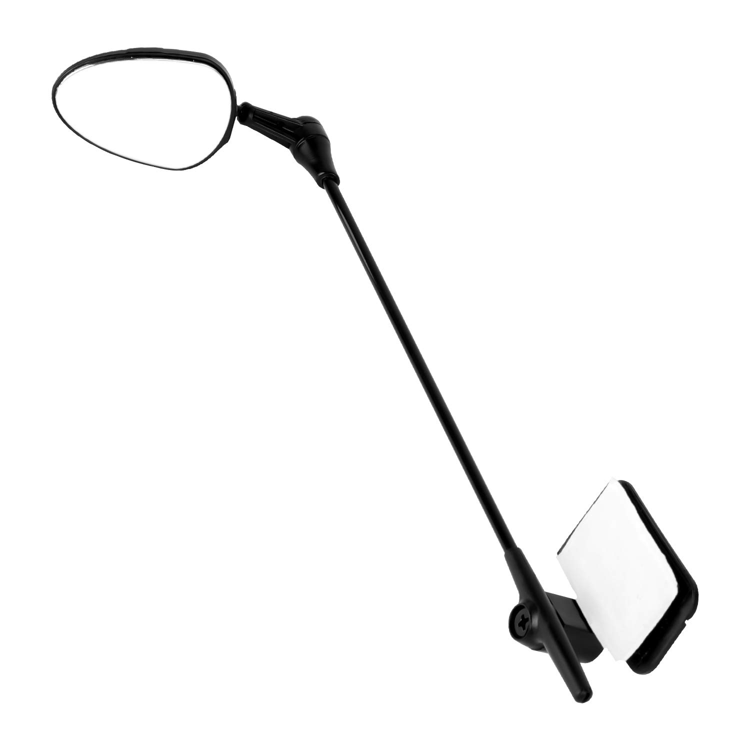 Turboom 360°Rotated Adjustable Bike Helmet Rear View Mirror Safe Riding for Adults & Kids