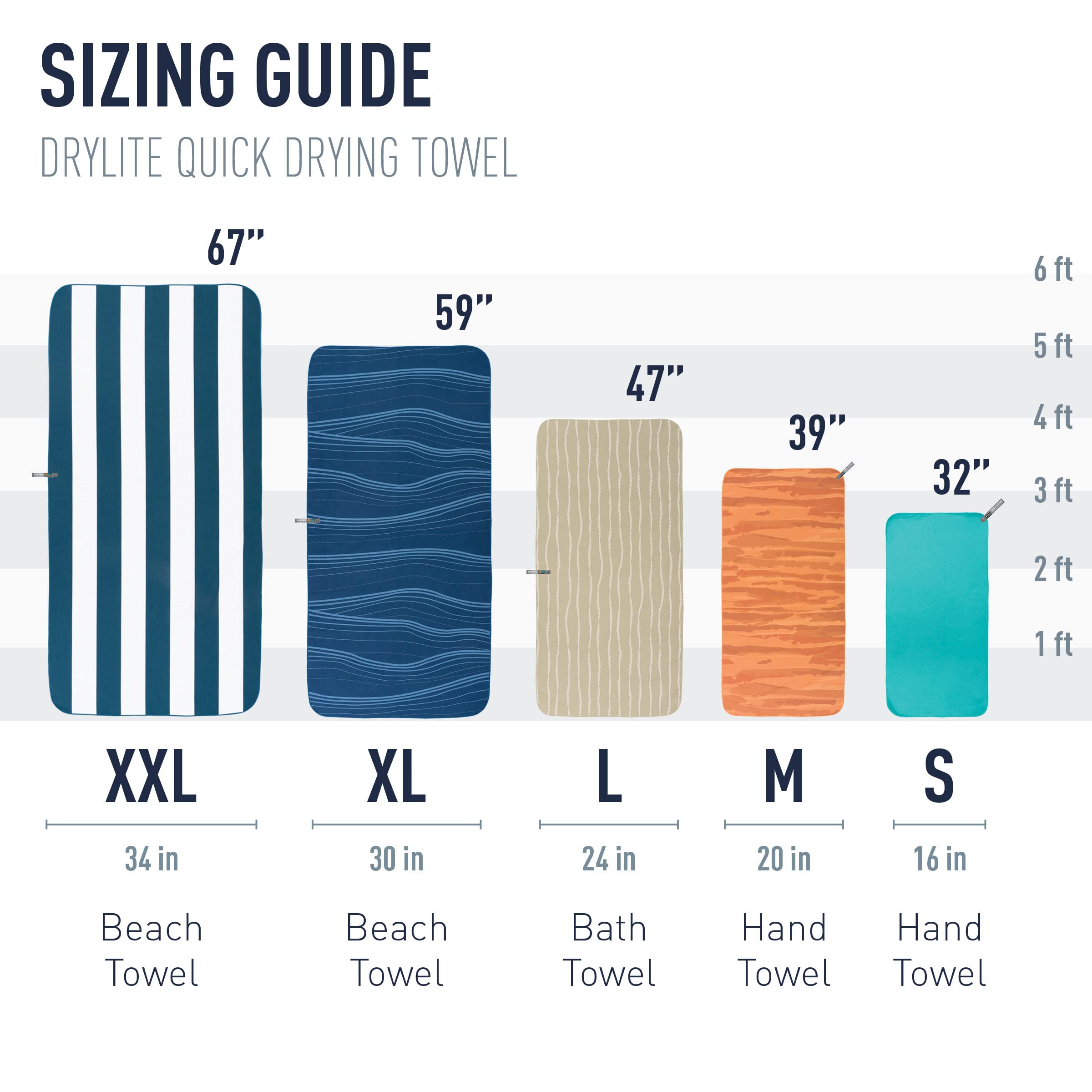 Sea to Summit Drylite Towel, Lightweight Camping and Travel Towel, Small/Hand Towel, Lime