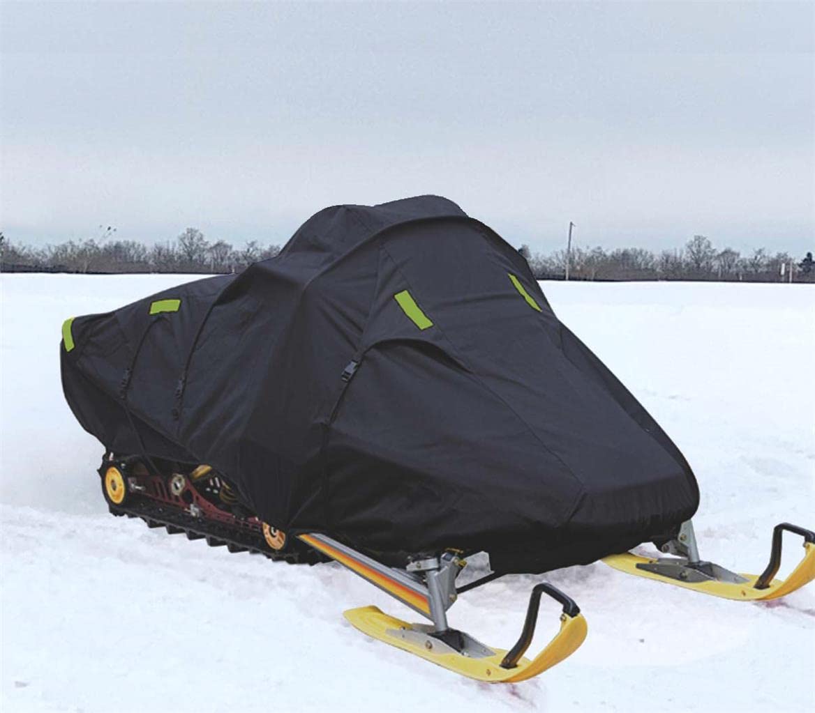 Trailerable Snowmobile Snow Machine Sled Cover Compatible for Ski Doo Bombardier Freeride 850 E-TEC 165 for Model Years 2019-2023. 600 Denier Gear