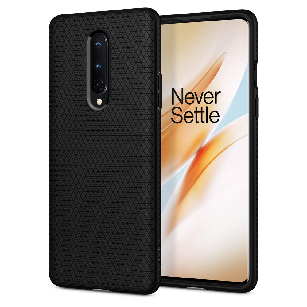 Spigen Liquid Air Armor Designed for OnePlus 8 Case (2020) [NOT Compatible with Verizon UW Version] - Matte Black