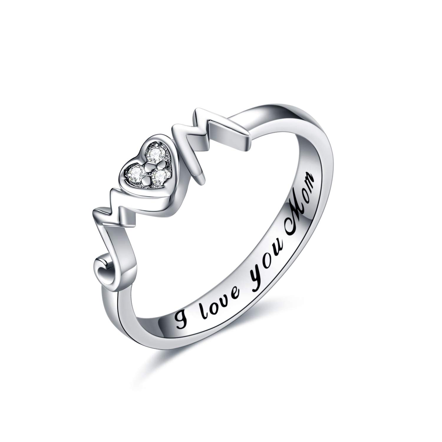 YFN Mom Rings 925 Sterling Silver Mom Mother Rings Women Jewelry Gifts for Mum (7)