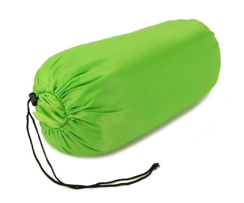 Sleeping BAG Adult Size 20+ Degrees Bright Grass Green Gray - Carry Bag NEW