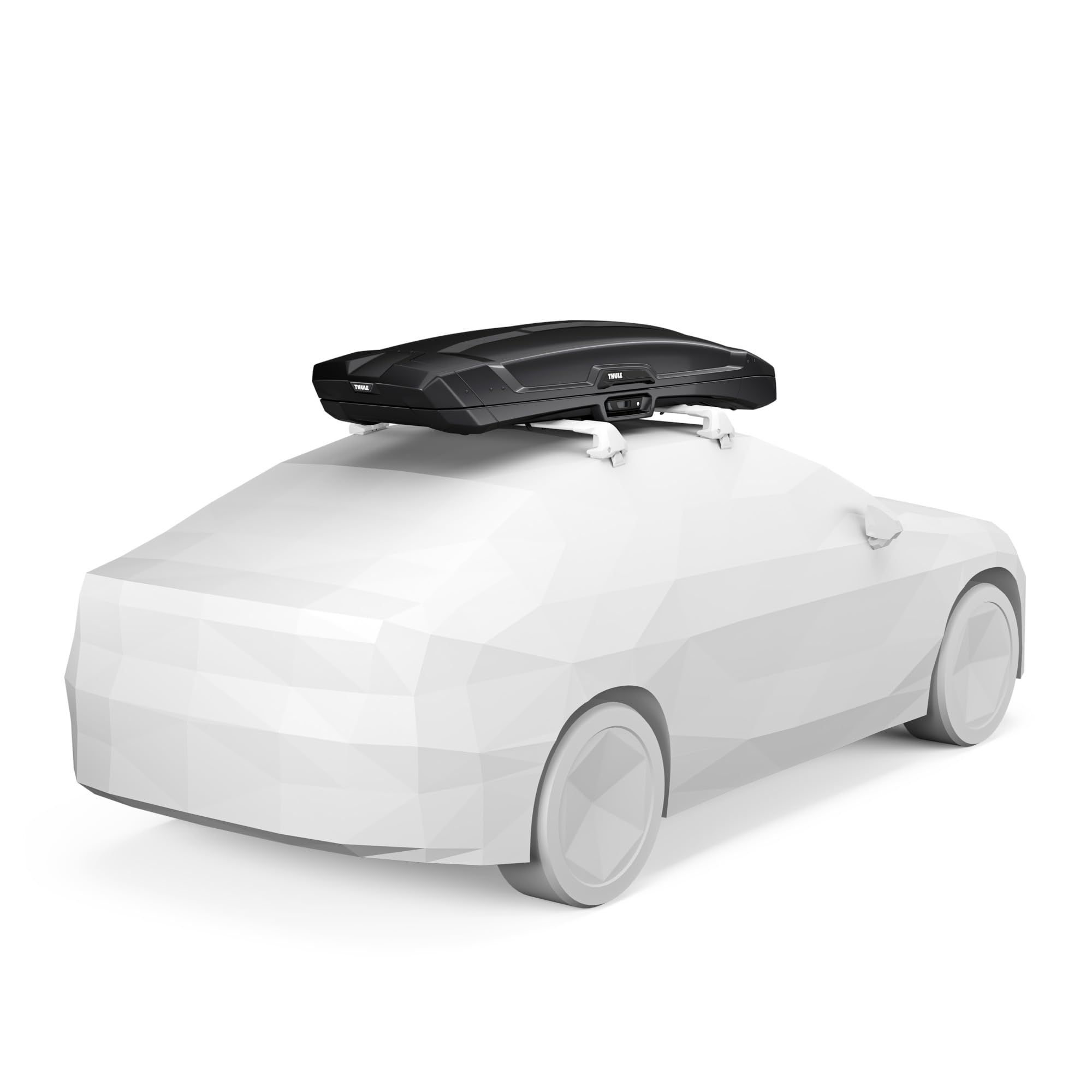 Thule Vector Rooftop Cargo Box, Medium, Black Metallic
