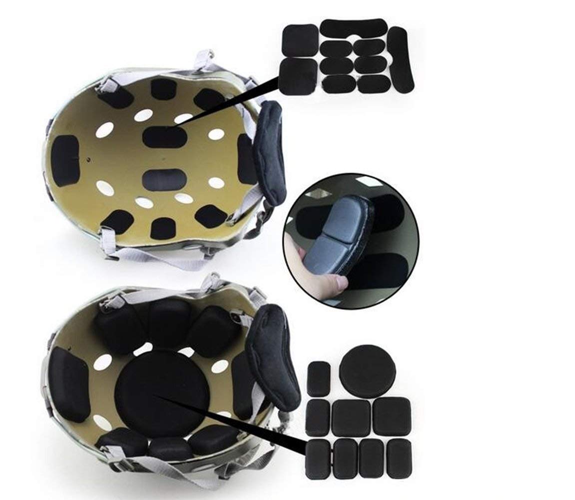 Universal Airsoft Helmet Pads, Helmet Foam Pads Foam Padding Helmet, Soft and Durable EVA Foam Airframe Air Frame Comfort Protective Cushion