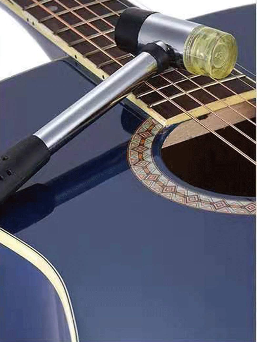 Ubrand AYUBOUSA Double Headed Rubber Hammer Mallet Detachable Replaceable Fret Fretboard Fretwork Installing Tool for Guitar Bass Ukelele Mandolin, 2012-XJC01