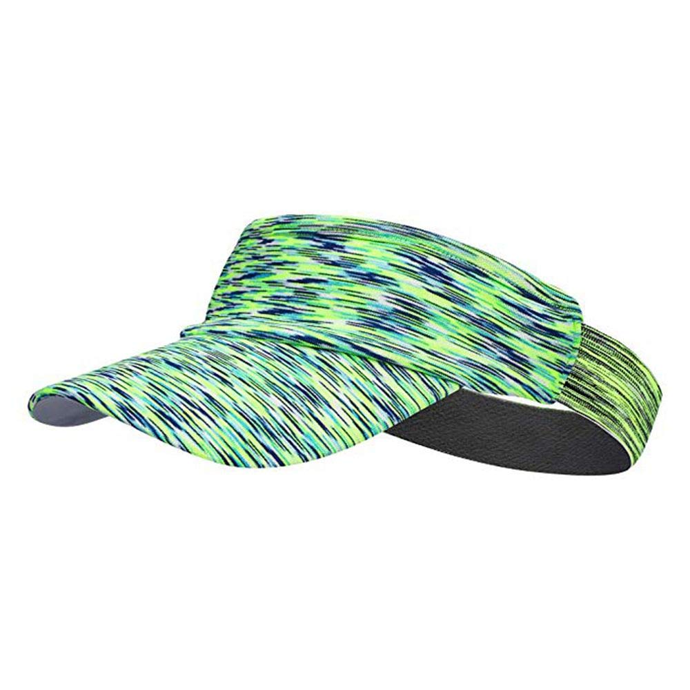 TEFITI Sun Visor Hat for Women Men, Adjustable Sports Hat for Golf Tennis Cycling Running Jogging(Green)