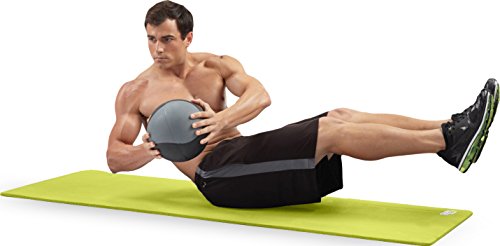 Pure Fitness 1/2 inch Ultra Thick NBR Exercise Mat - Lime