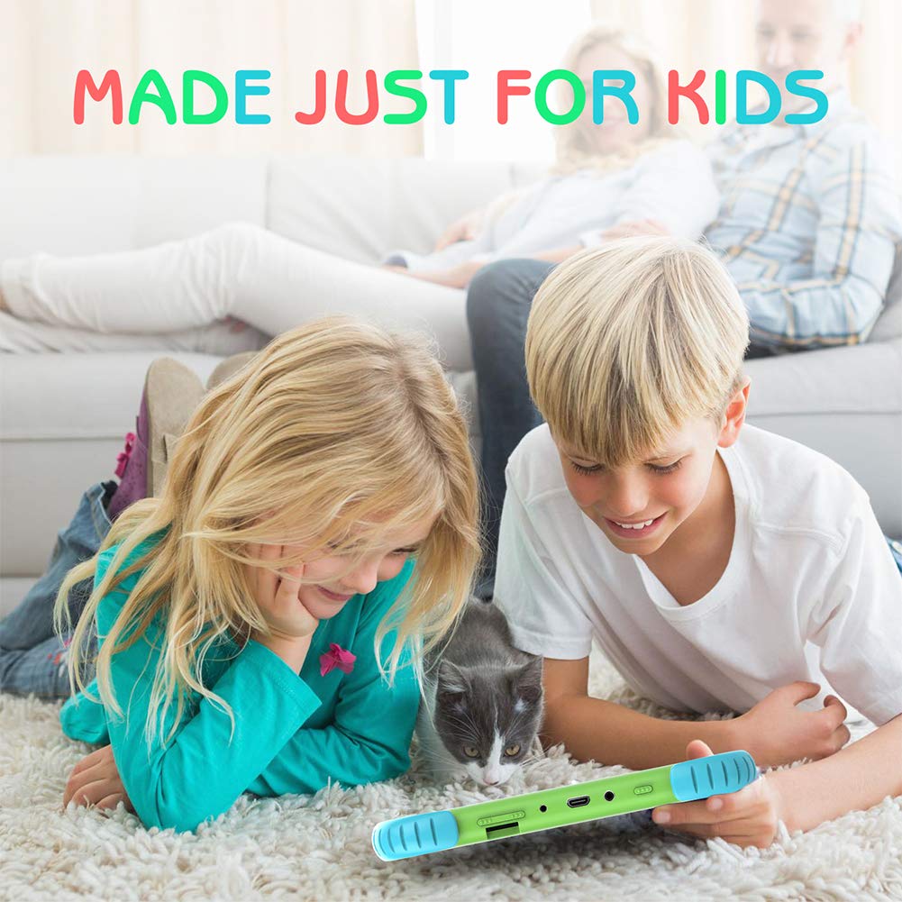 UJoyFeel Kids Tablet 7 Android Kids Tablets for Kids Edition Tablet PC Android Quad Core Toddler Tablet with WiFi Dual Camera IPS Safety Eye Protection Screen and Parental Control Mode