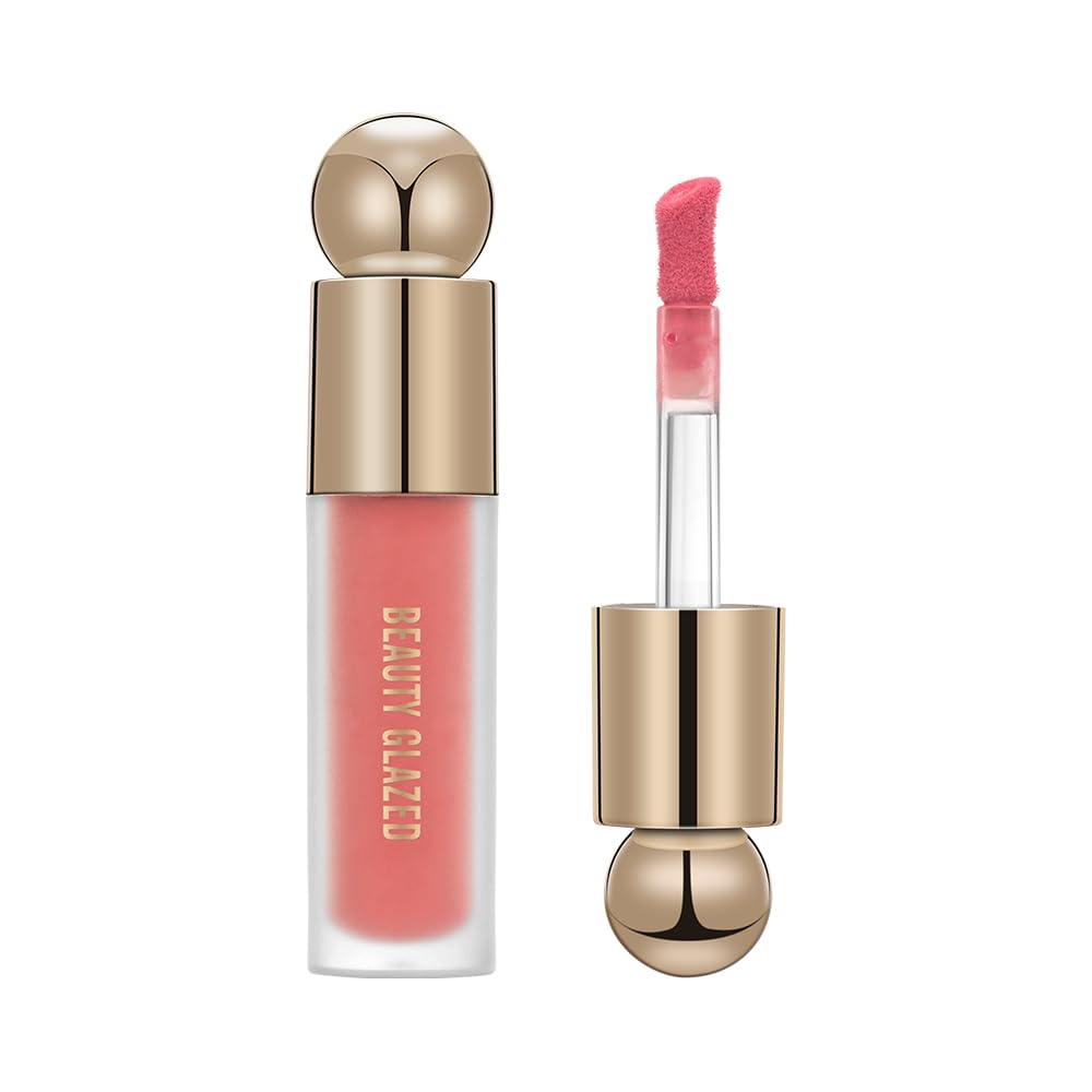 Soft Cream Blush Makeup, Liquid Blush for Cheeks, Weightless, Long-Wearing, Smudge Proof, Natural-Looking, Dewy Finish (B102)