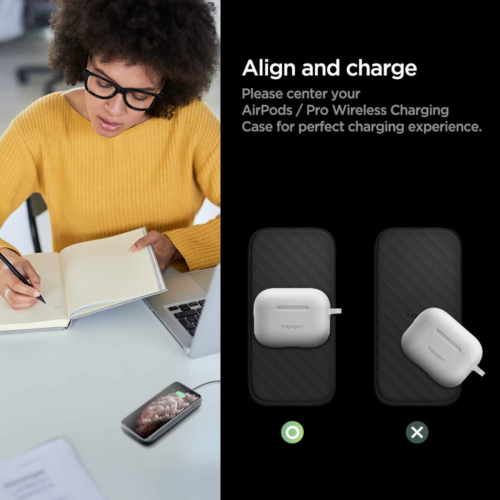 Spigen Wireless Charger, Qi Certified 15W Convertible Wireless Charging Stand & Pad Fast Charge for iPhone 13 Pro Max 12 11 Pixel 6 Pro Galaxy S22 Ultra Plus S21 FE S20 Note 20 Z Fold (No AC Adapter)