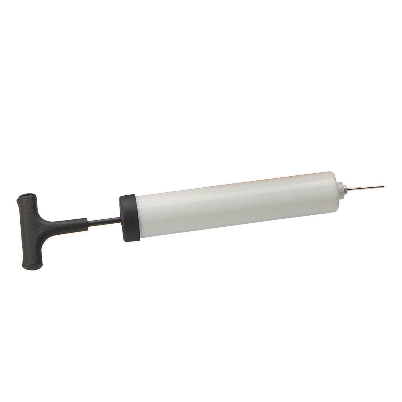 S&S Worldwide Hand Pump and Inflator. Portable, Lightweight 10" Long Plastic Pump includes Inflation Needle. Perfect for Keeping Sports and Playground Balls Properly Inflated.