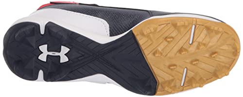 Under Armour Boys' Harper 6 Mid RM Jr. Limited Edition, White (100)/Midnight Navy, 4.5 M US