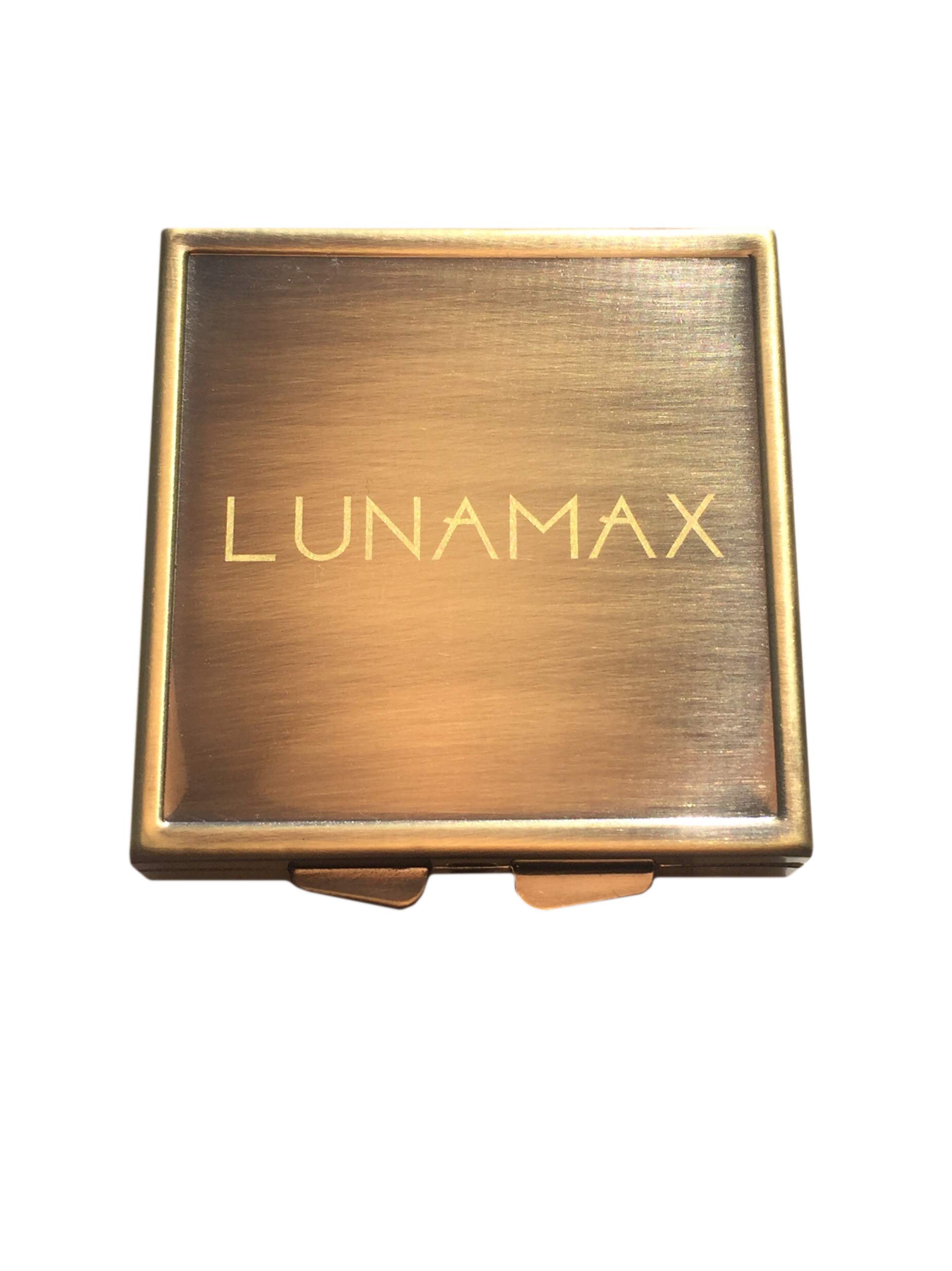 Rough Rider Studded + Brass Lunamax Pocket Case, Ribbed Textured Lubricated Latex Condoms-24 Count