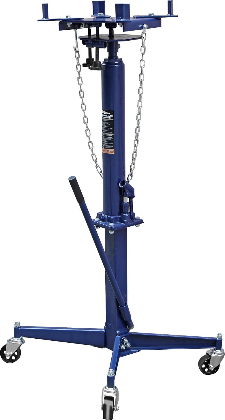 TCE ATR4053U Torin Hydraulic Garage/Shop Telescoping Transmission Floor Jack: 1/2 Ton (1,000 lb) Capacity, Blue