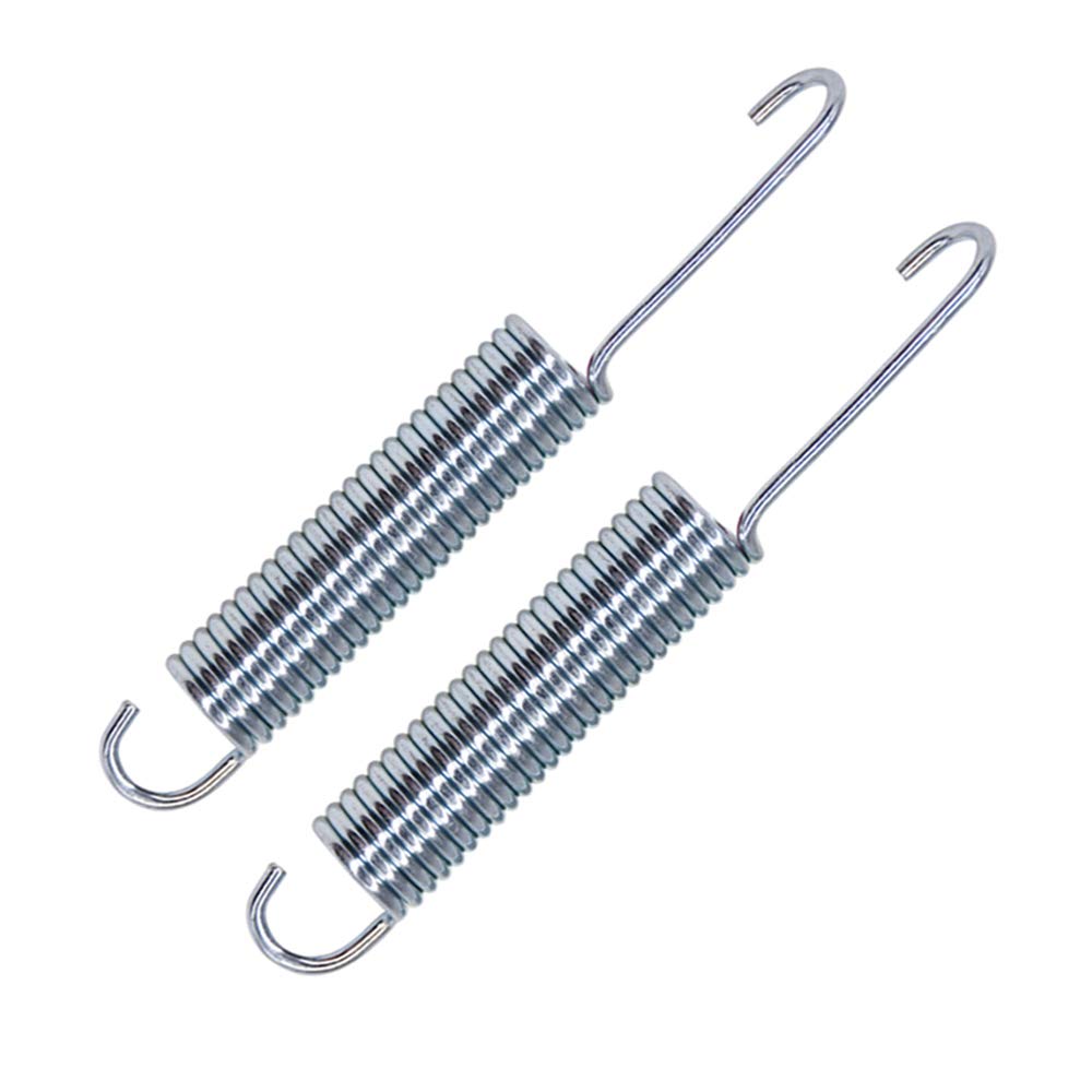 Yoogu 4-1/4" Replacement Recliner Sofa Chair Springs Mechanism Tension Spring (Pack of 2) - Long Neck Hook Style 26 Turns