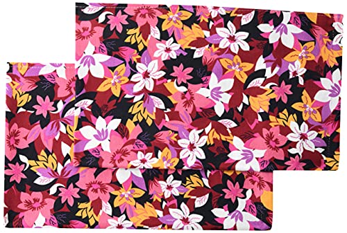 Vera Bradley Women's Cotton Decorative Dish Towel Set of 2, Rosa Floral, One Size