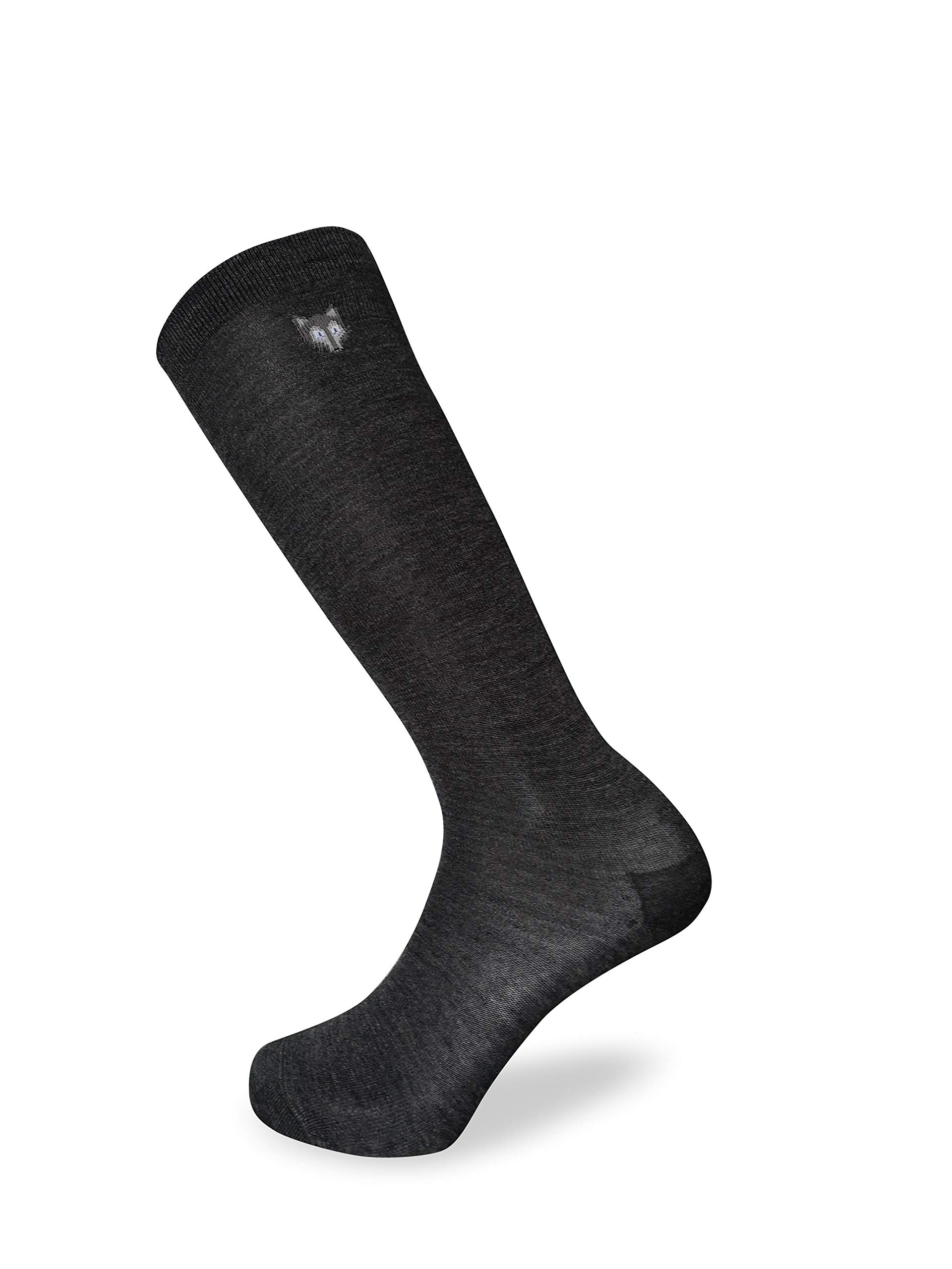 TEAM MAGNUS Tundra wolf 80% wool ski socks 3-pack - thin & warm thermal socks…
