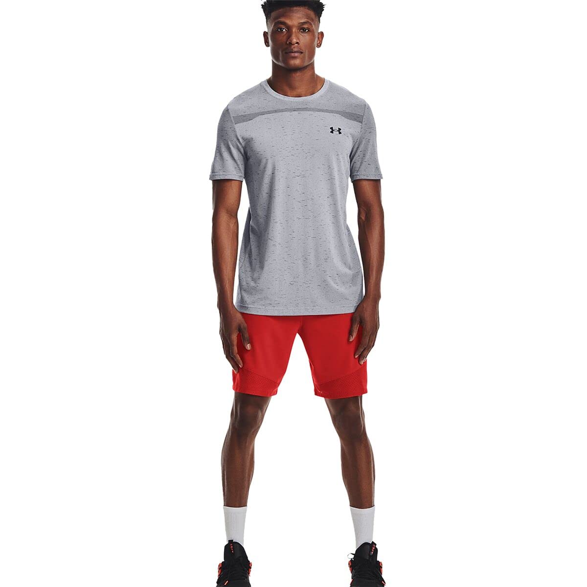 Under Armour Men's Vanish Woven Shorts, Radiant Red (839)/Black, Large