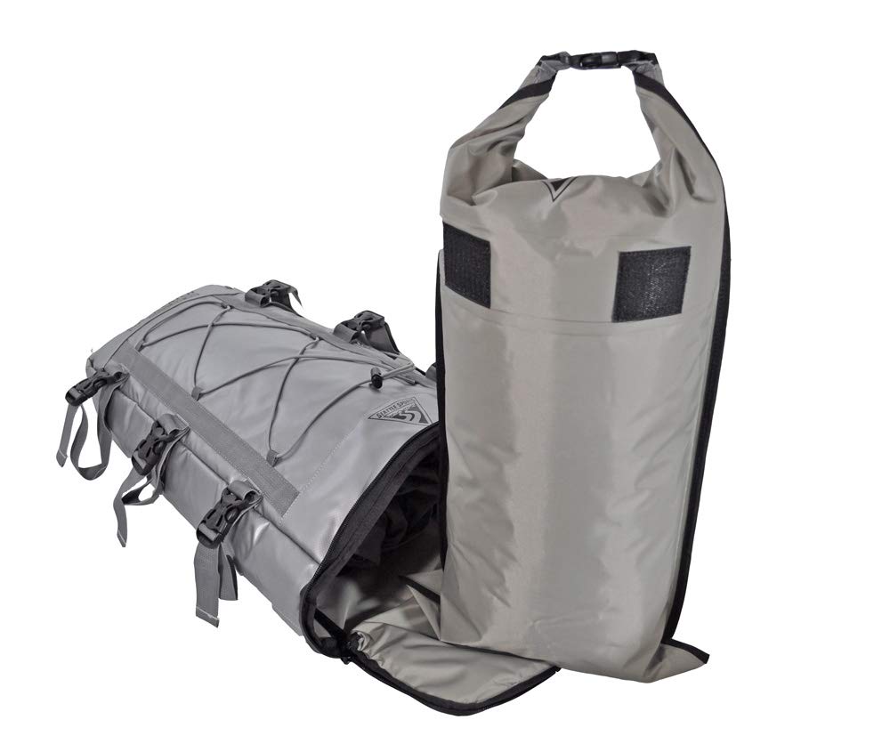 Seattle Sports Kayak Insulated Deck Top Catch Cooler for Fishing and Food Items, Silver, Small