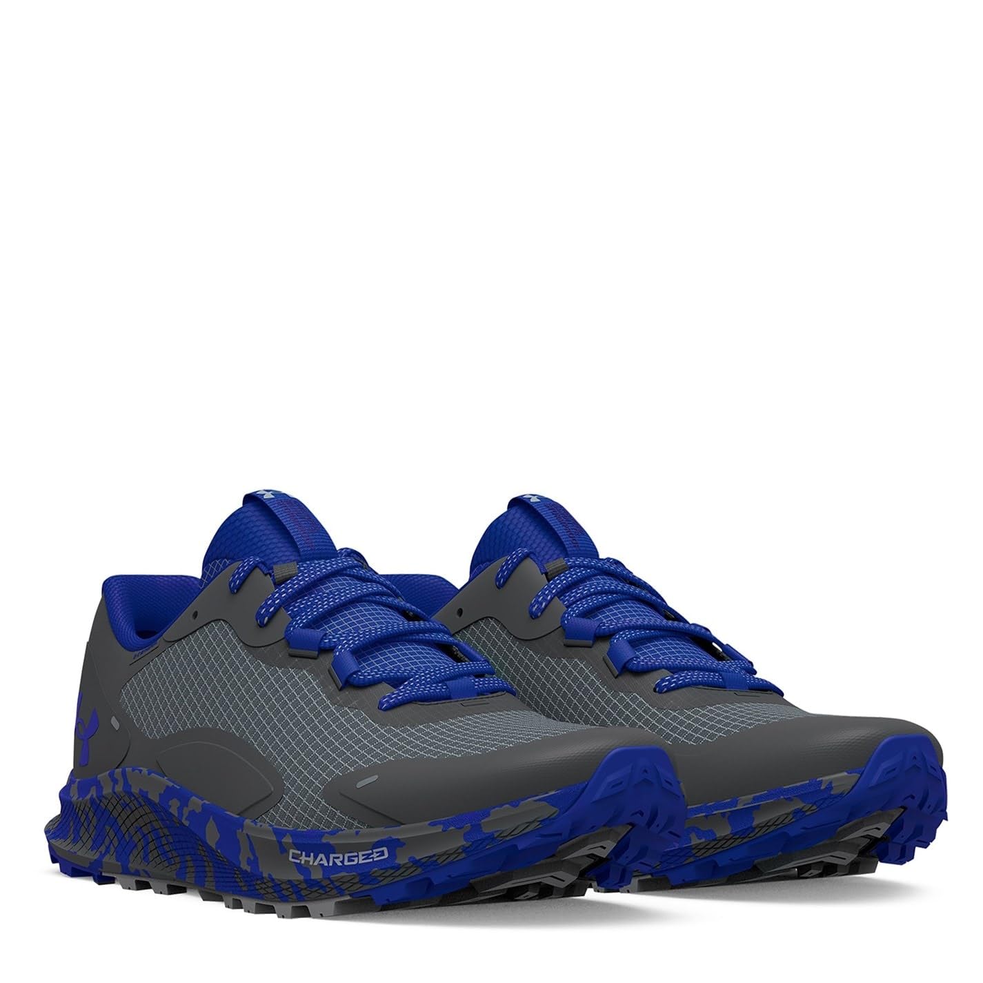 Under Armour Men's Charged Bandit 2 SP, Pitch Gray/Royal Blue, 10.5 Medium US