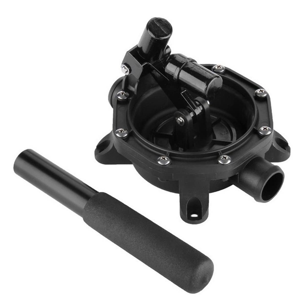 XuuSHA Hand Bilge Pump 720GPH Plastic Marine Boat Bilge Pump Accessories Aluminium Handle Black Bilge Pump Automatic