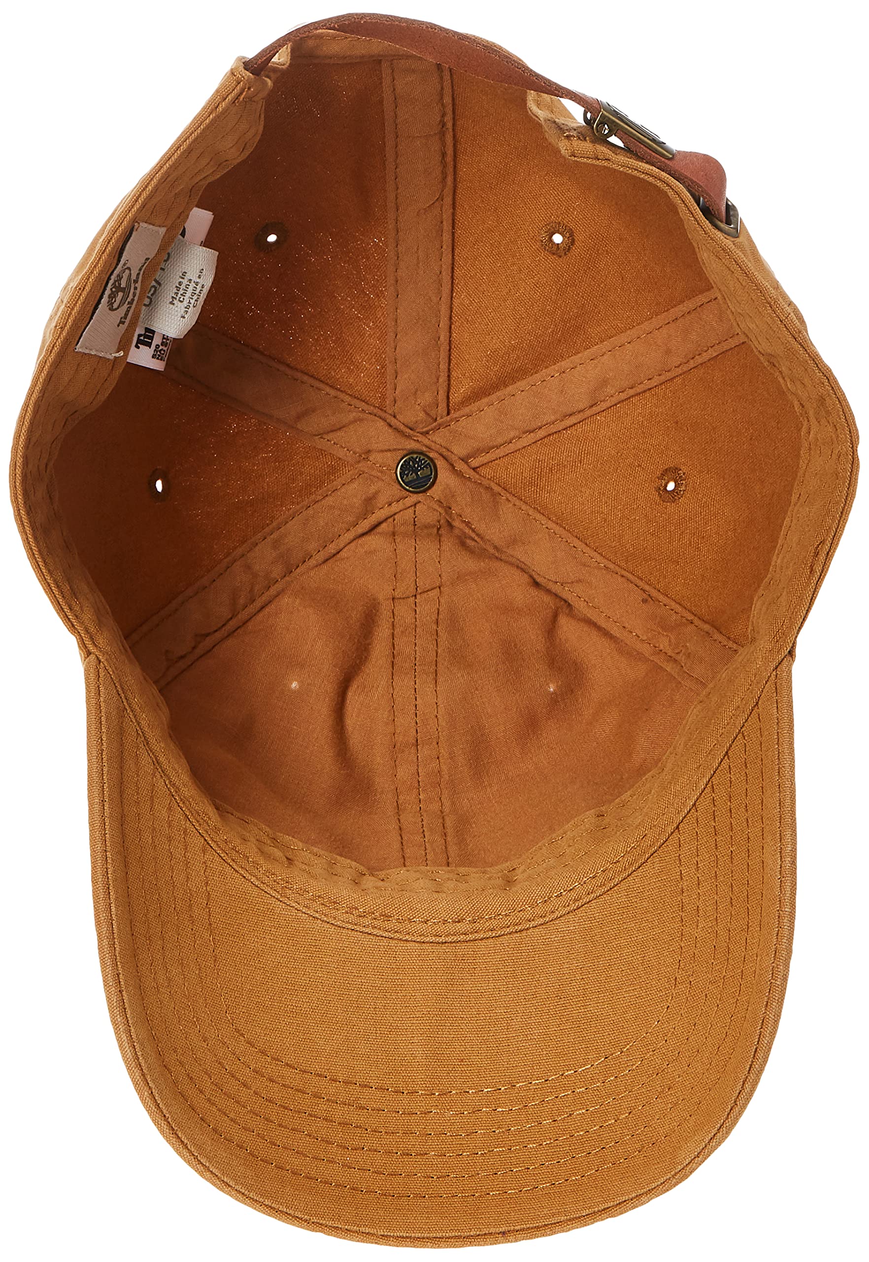 Timberland Men's Cotton Canvas Baseball Cap, Wheat/Flat Logo, One Size