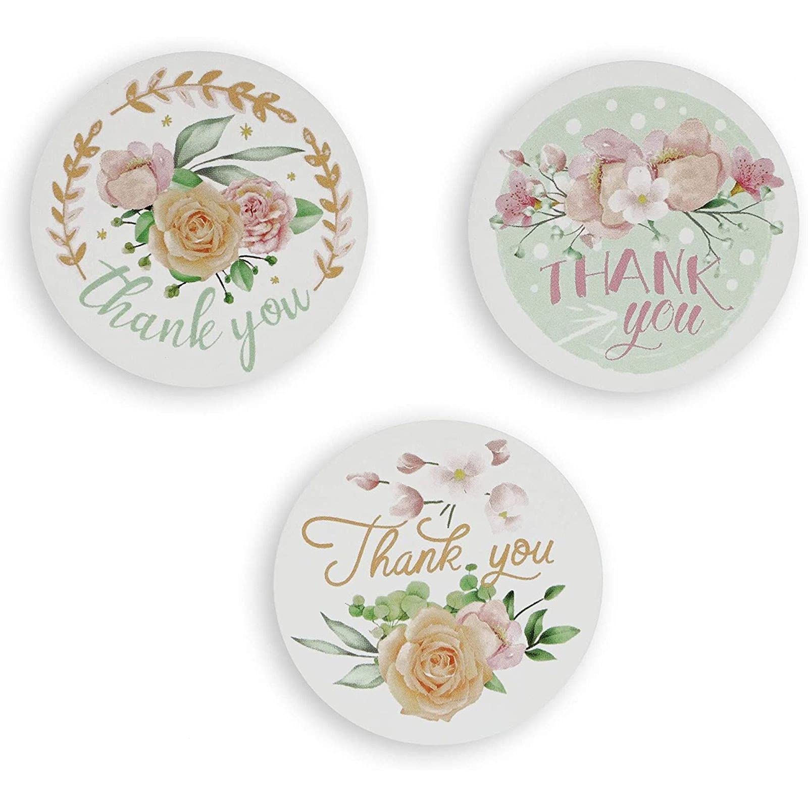 Thank You Stickers, Envelope Seals (1.5 in, 1000 Pieces)