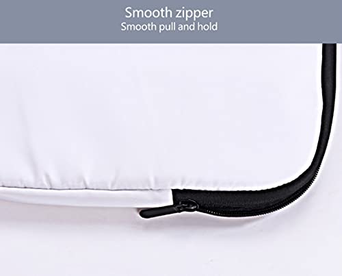 UNI Japanese Anime Demon Slayer Style Oxford Cloth Casual Computer Liner Bag Tablet Sleeve Bag Case Carrying Case ( Hemp Leaf Pattern , Pink , S )