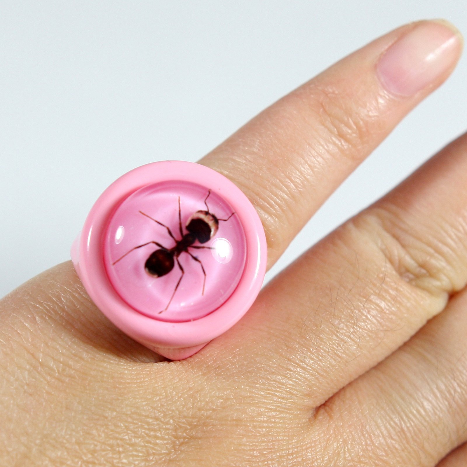 REALBUG Ant Pink Ring Size 6