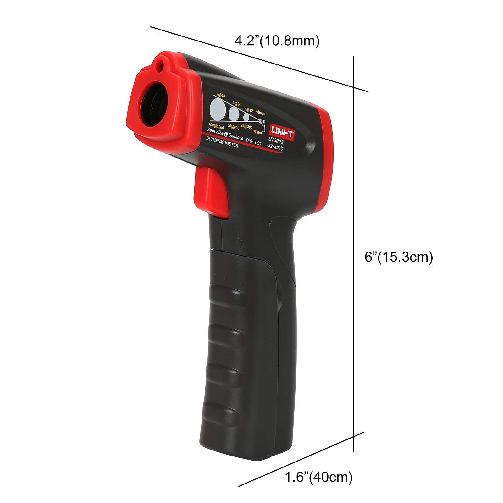 UNI-T Auto Test Maintenance Kit, Automotive Coating Thickness Gauge UT343D, Non-Contact IR Thermometer UT300S (Not for Human)