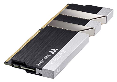 Thermaltake TOUGHRAM Black DDR4 3200MHz C16 16GB (8GB x 2) Memory Intel XMP 2.0 Ready with Real-Time Performance Monitoring Software R017D408GX2-3200C16A