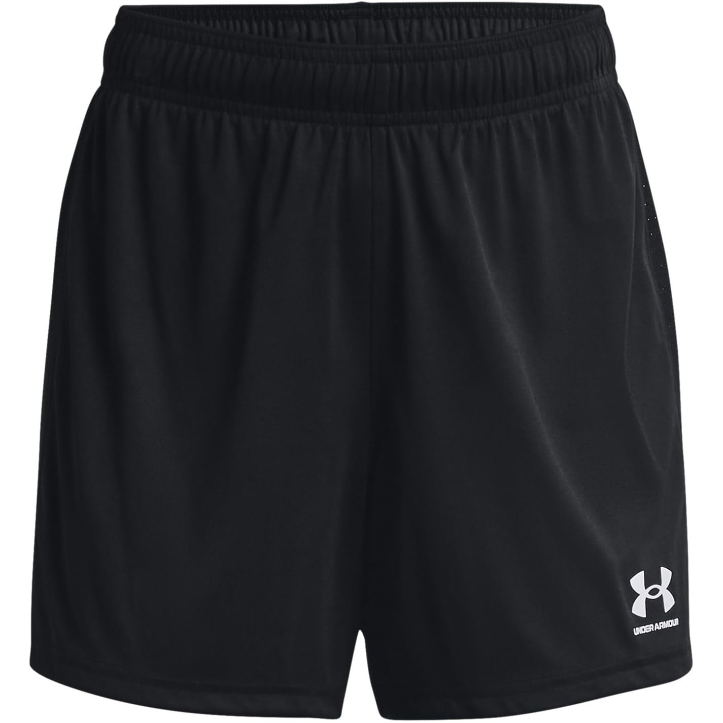 Under Armour Women's Challenger Knit Shorts, Black (001)/White, Medium
