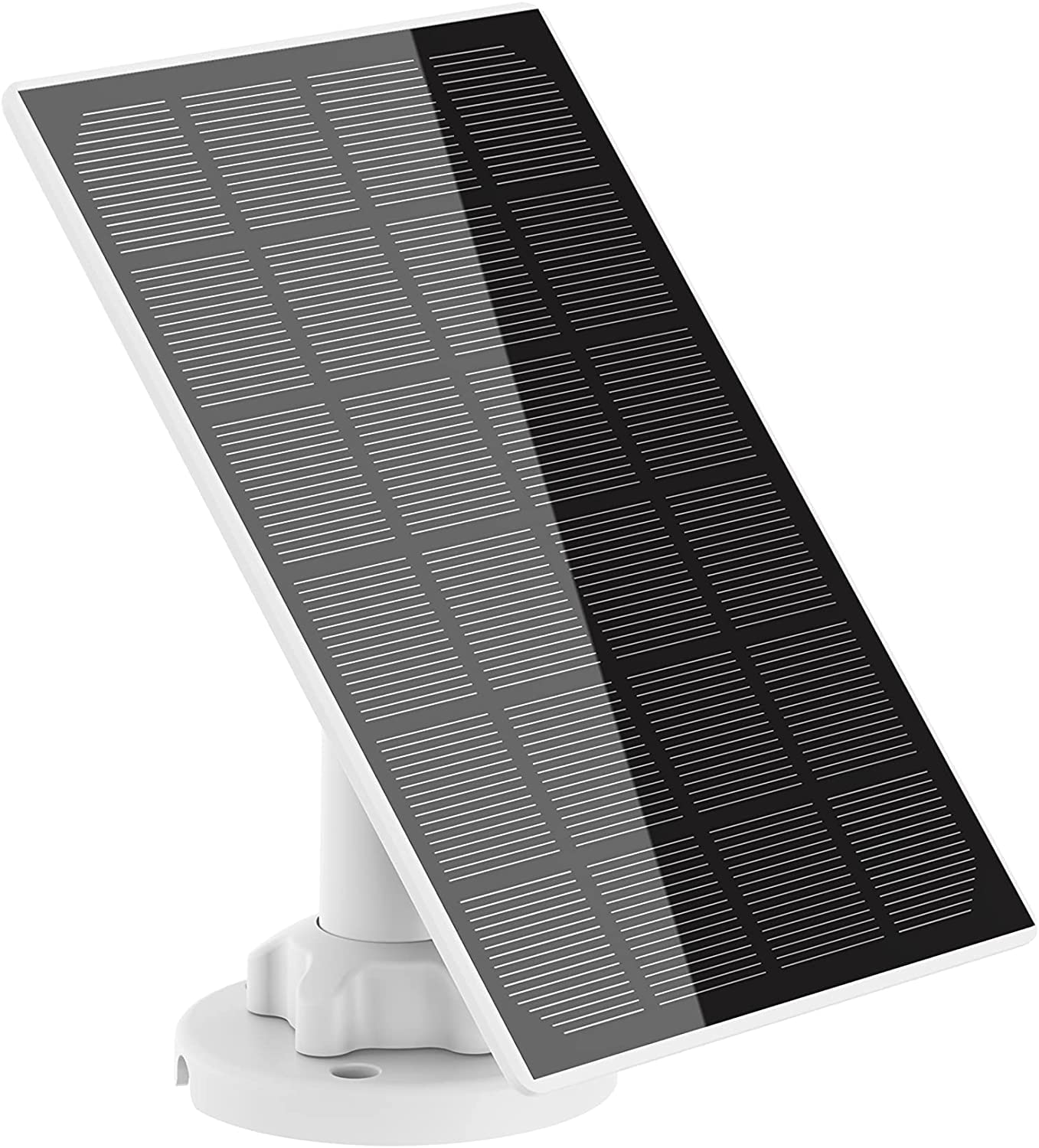 Solar Panel for Security Camera,5V 3.5W USB Solar Panel Compatible with Rechargeable Battery Powered Camera, IP65 Waterproof Continuous Solar Power for Wyze cam Outdoor, 9.8ft Charging Cable (White)