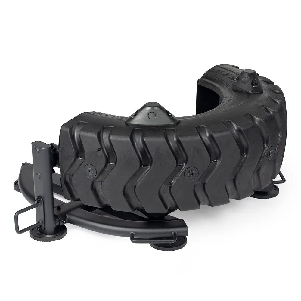 Titan Fitness Indoor 180 Degrees Tire Flipping Machine, Tire Weight 125 LB, Large Strength Training Device