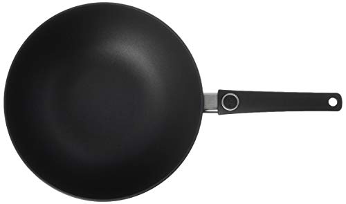 Woll Lite/Plus Diamond Reinforced Nonstick Scratch Resistant Cast AluminumWok, 11.75-Inch, Black