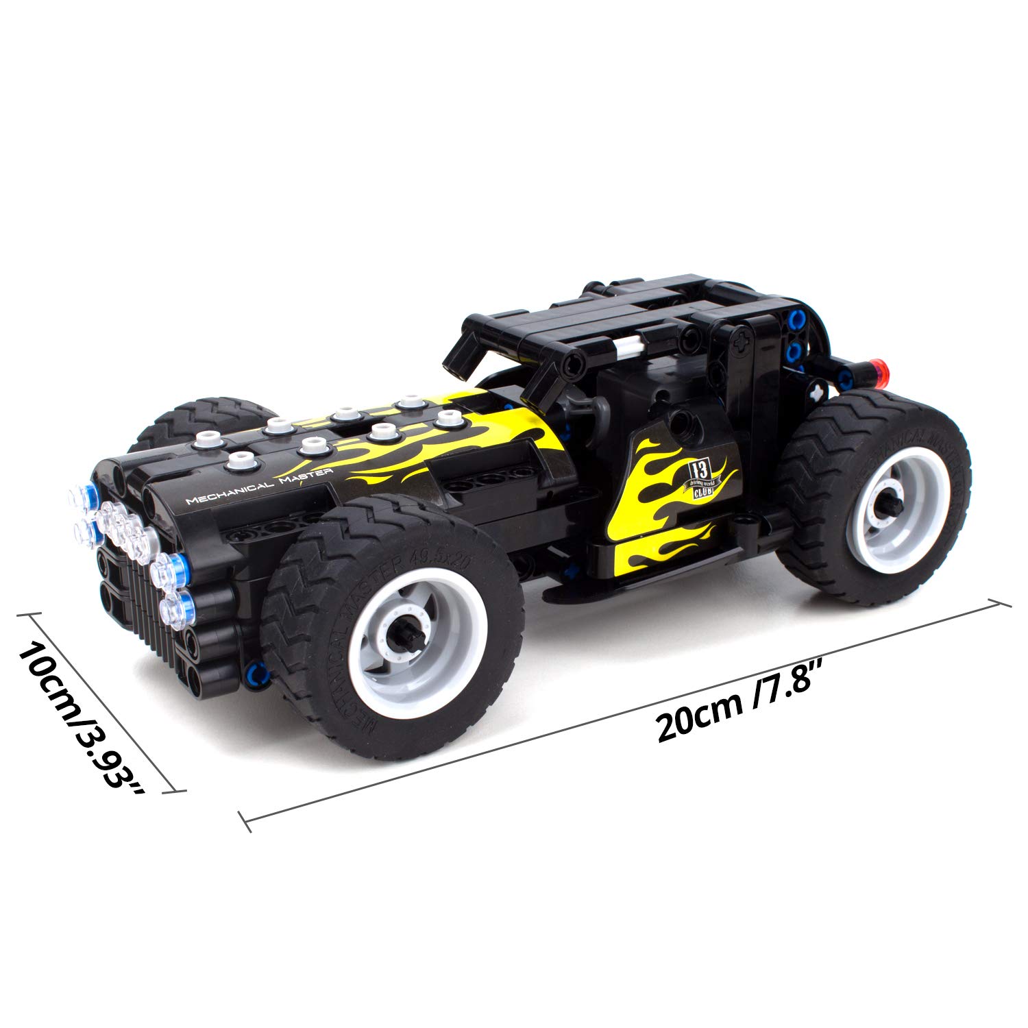 STEM Building Toys Kit, Snap Together Pull Back Car for Kids, Off-Road for 6, 7,8 and 9＋Year Old Boys and Girls(177pcs)