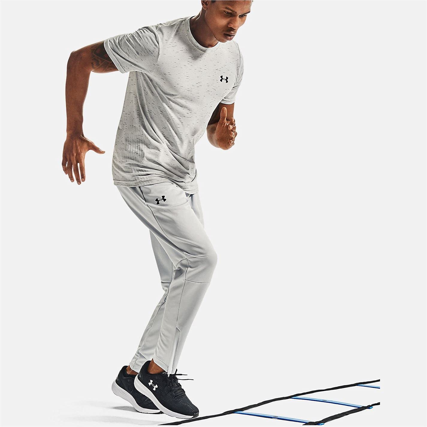 Under Armour Men's UA Seamless Short Sleeve MD Gray