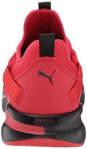 PUMA mens Softride Rift Slip on Running Shoe, High Risk Red/Black, 10.5 US