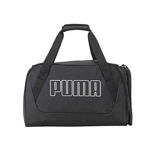 PUMA unisex adult Evercat Form Factor Duffel Bags, Black/Red, One-Size US