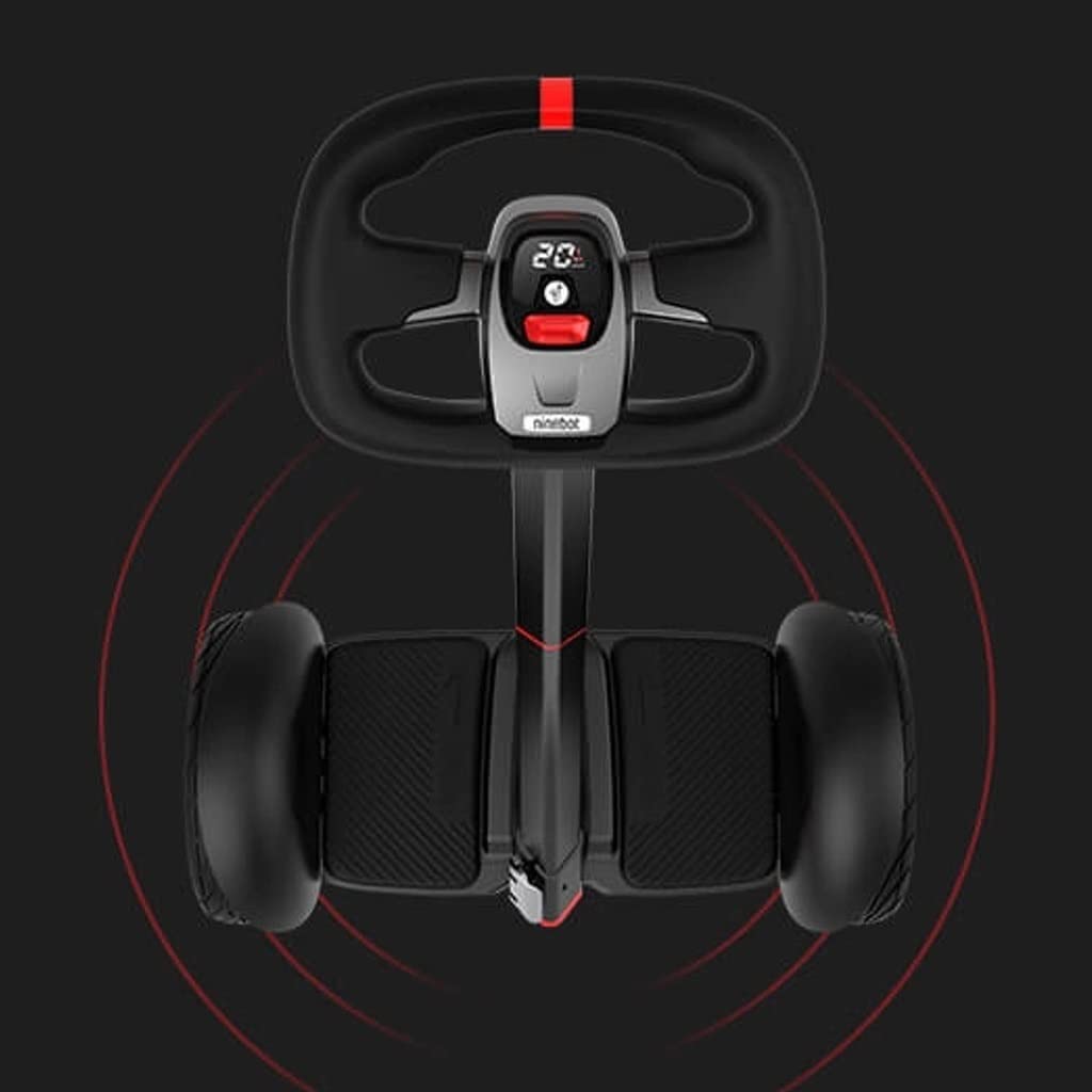 Segway Ninebot S Smart Self-Balancing Electric Scooter with LED light, Portable and Powerful, White