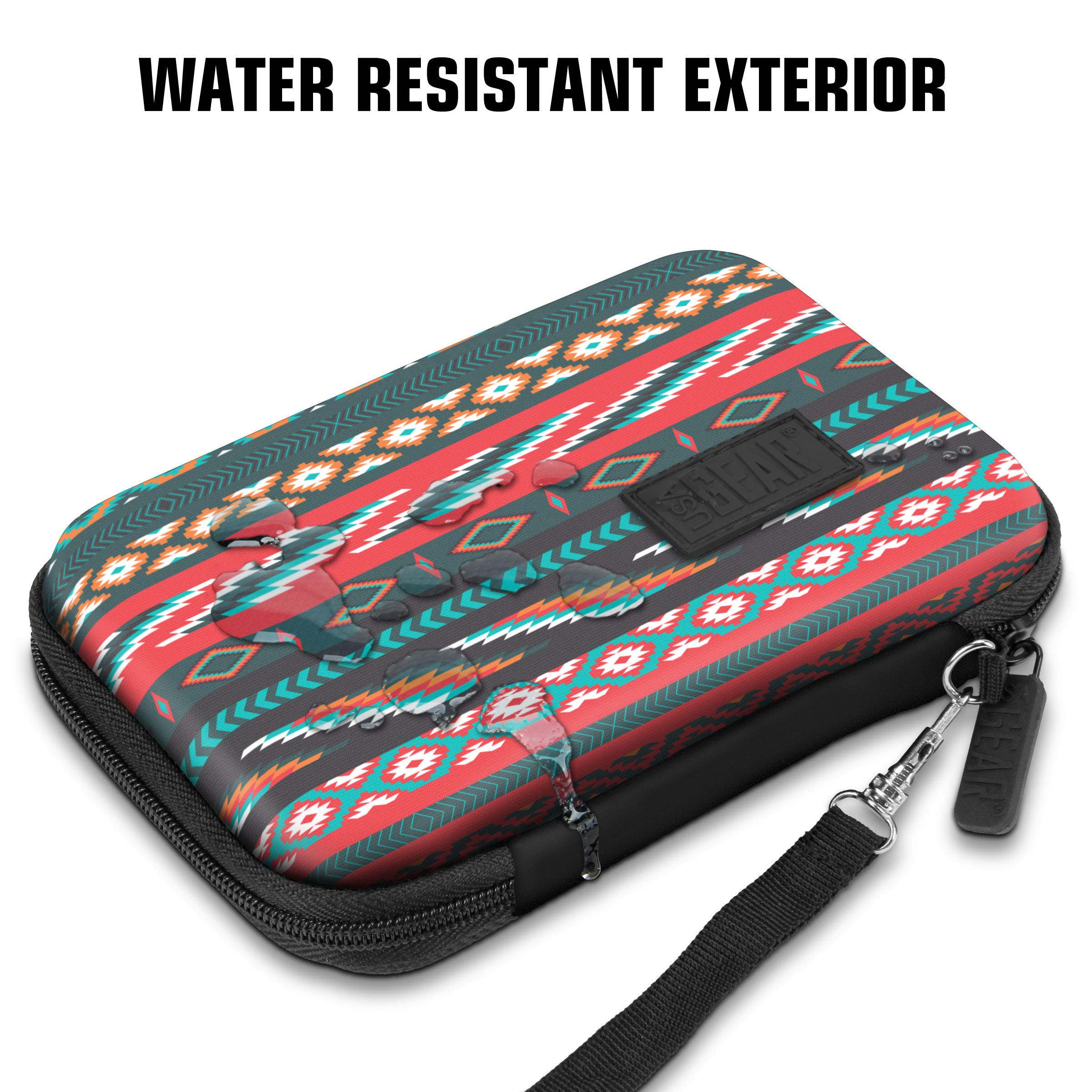 USA GEAR Multimeter Case with Hard Shell Exterior and Wrist Strap - Compatible with Innova 3320 Digital Multimeter, Crenova MS8233D, Klein Tools Multi Meter, and AstroAI Multimeter 2000 - Southwest