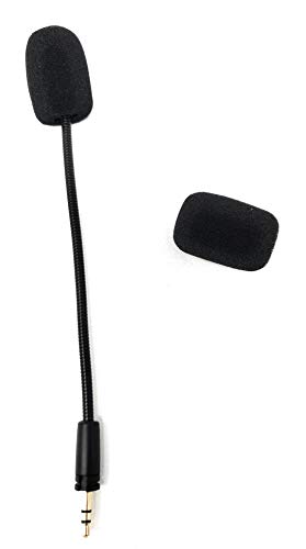 TNE for Turtle Beach 50x Recon Mic Replacement 3.5mm Game Microphone Boom for Ear Force XO Three XO Four Stealth Recon 150 50 50P 60P Camo Xbox One PS4 Gaming Headsets Premium with Lock