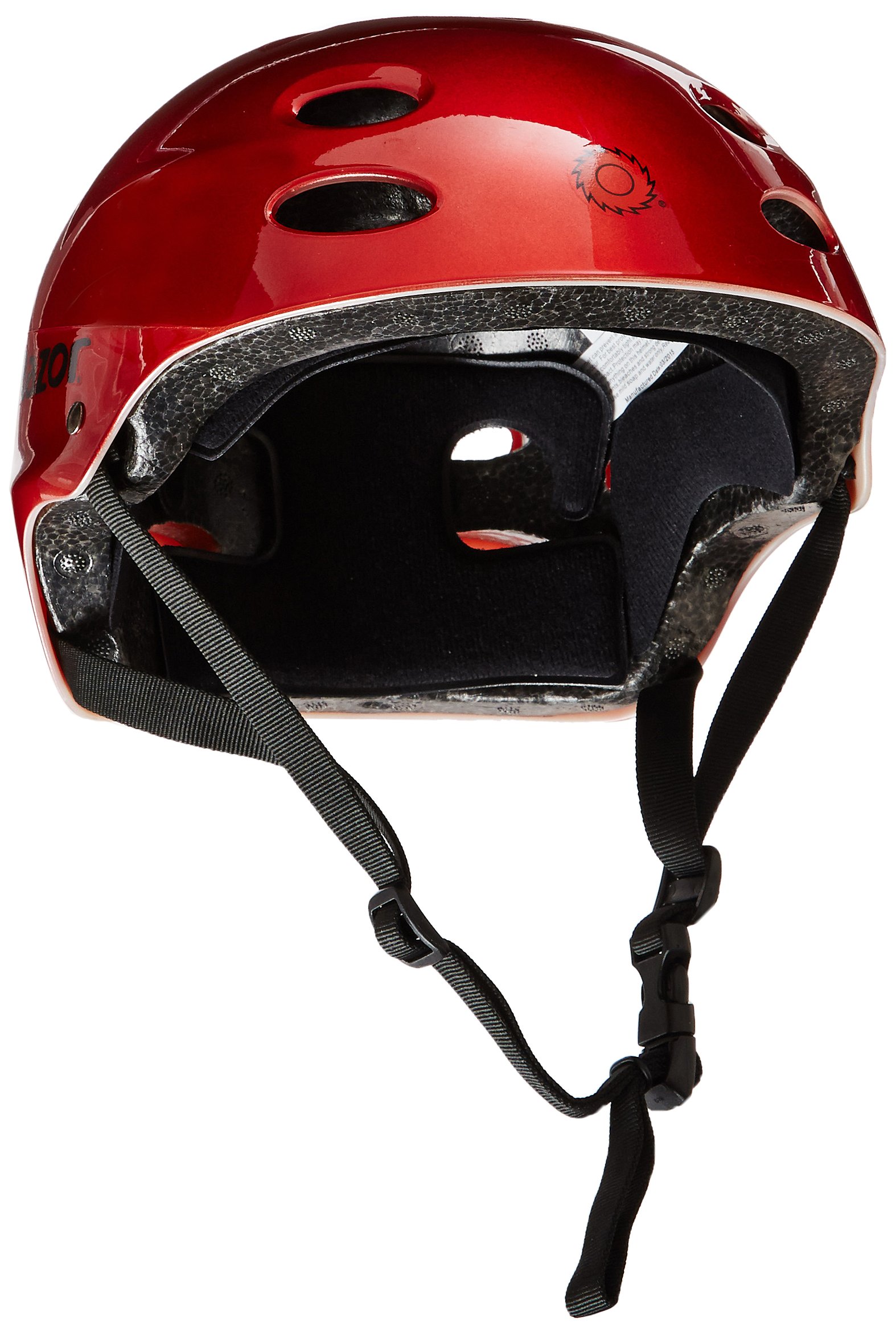 Razor Power Core E90 Electric Scooter + Razor V-17 Youth Multi-Sport Helmet