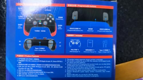 RALAN Black Wireless Controller Compatible with Playstation 4/Pro/Slim/for PS4 Dualshock 4 Gamepad with Headphone Jack and Touch Pad
