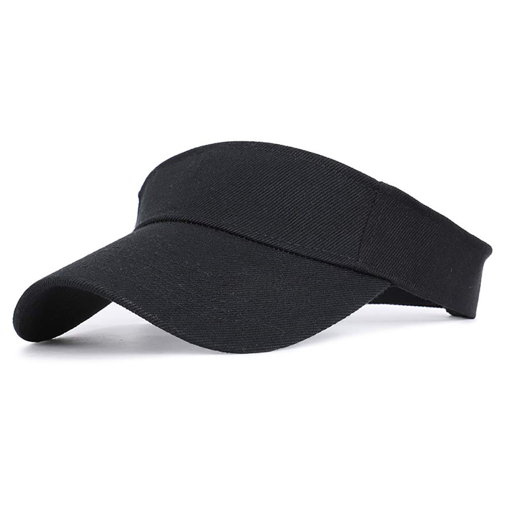 Unisex Sports Sun Visor Hats Open Top Bingo Run Visors Hat for Tennis Golf Travel Summer Beach Pool (Set 2, 5)