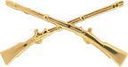 US Army Infantry Officer Insignia Pair